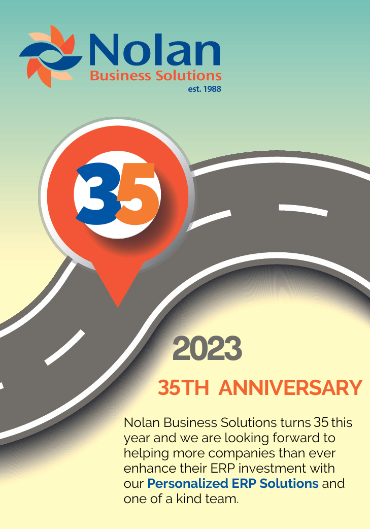 35 Year Anniversary - Nolan - Personalised ERP
